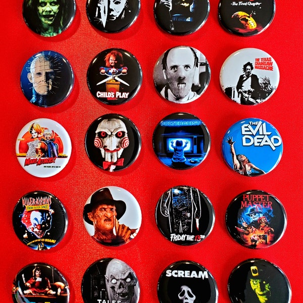 Horror Pins - Etsy
