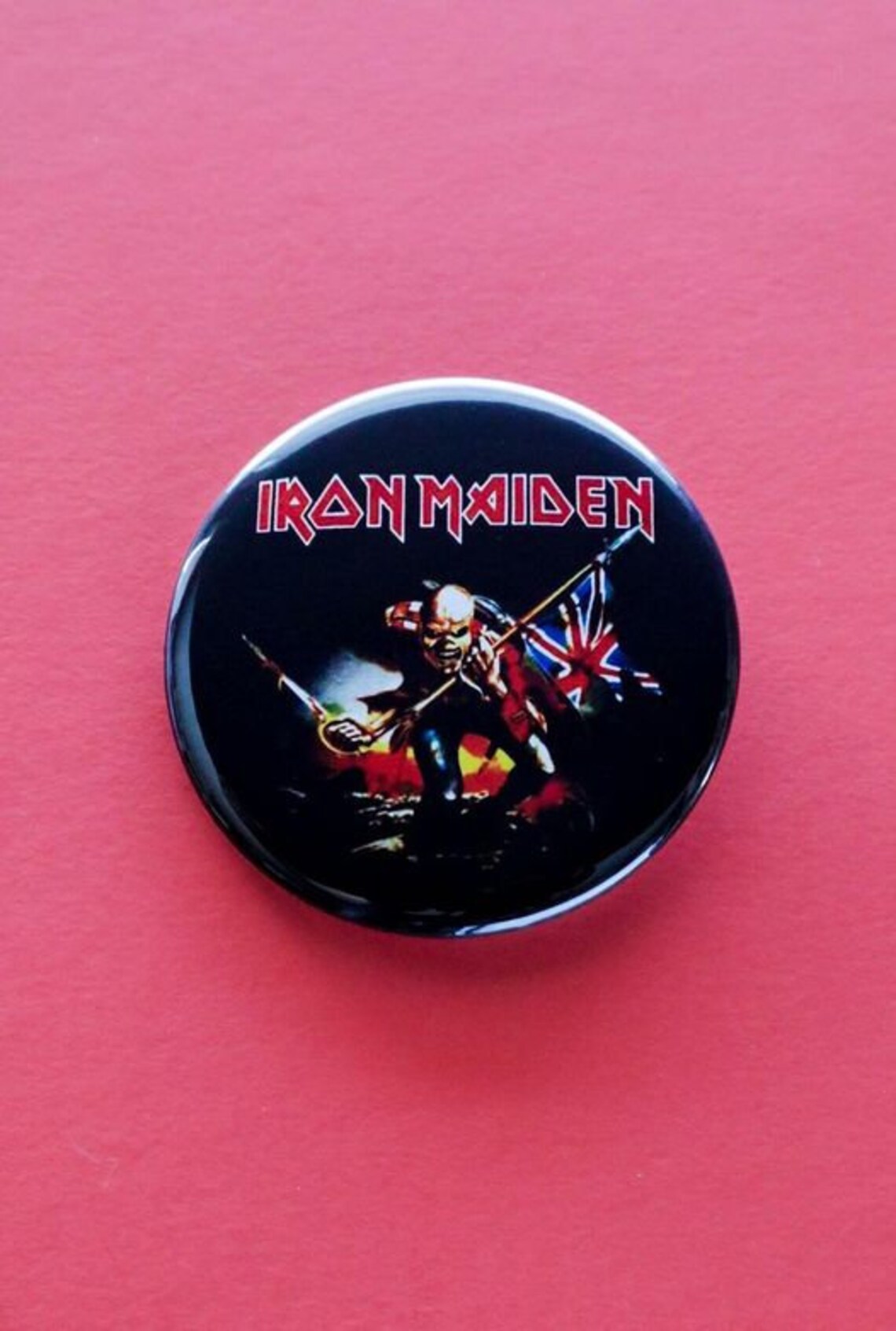 Iron Maiden Heavy Metal Pins - Etsy