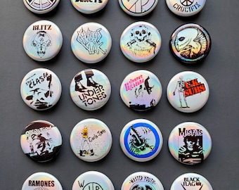 Punk Rock Buttons - Etsy