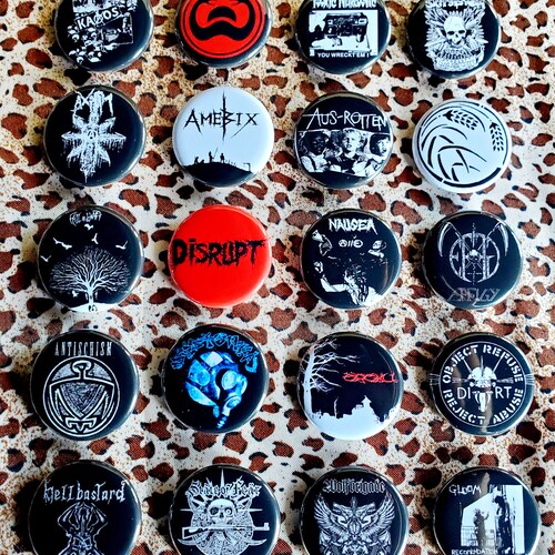 Punk Rock 1.25 Pinback Buttons - Etsy