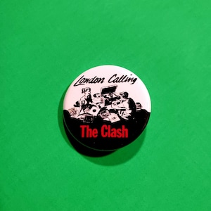 The Clash! Pins 1.25" Pinback Buttons - Etsy Canada