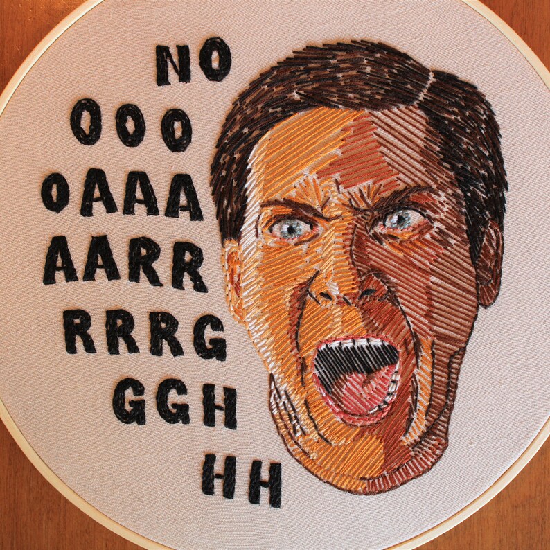 Funny Meme Inspired Customizable Handmade Embroideries - Etsy