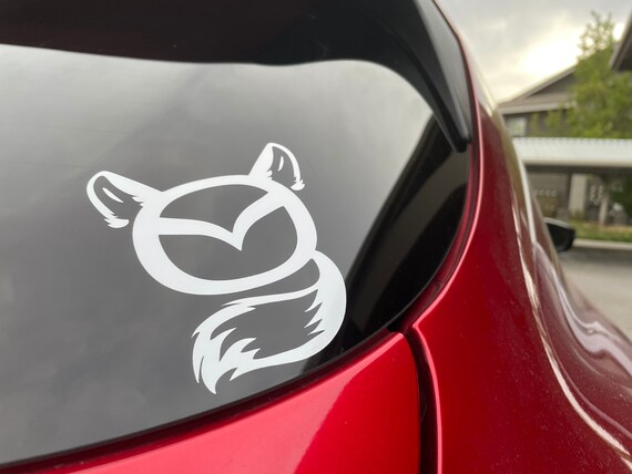 Mazda Furry Decal | Etsy