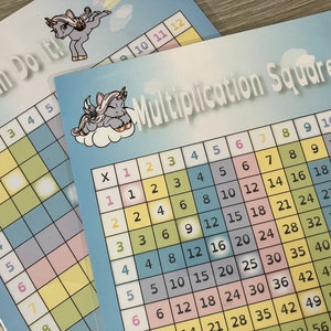 Interactive Multiplication Chart - Etsy