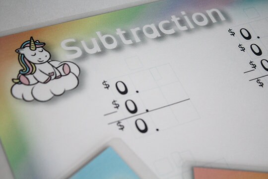 Addition and Subtraction Charts With Regrouping - Etsy