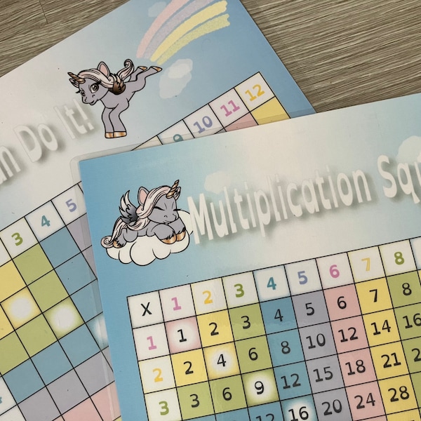 Multiplication Chart - Etsy