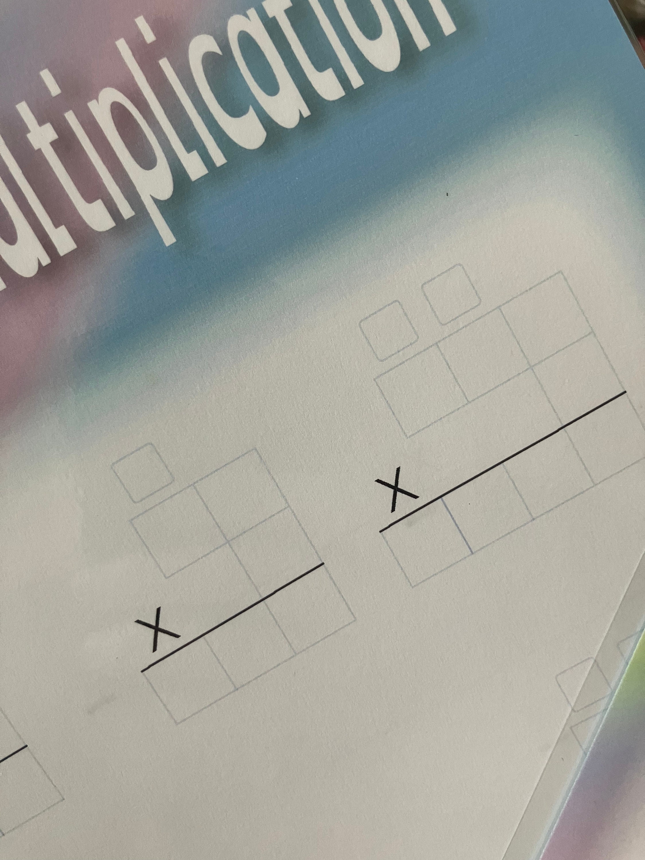 Multiplication Chart With Regrouping - Etsy