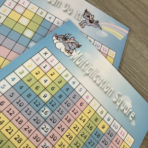 Interactive Multiplication Chart - Etsy