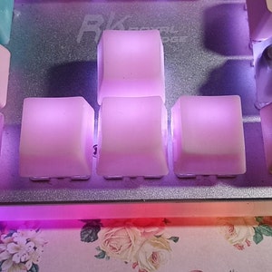 Rose Square Keycaps Mechanical Keyboard Keycap Stem - Etsy