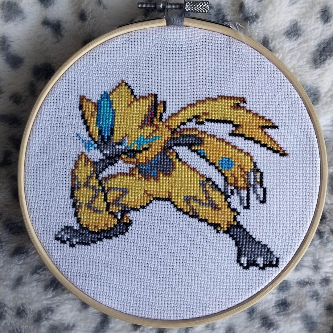 Zeraora Cross Stitch - Etsy