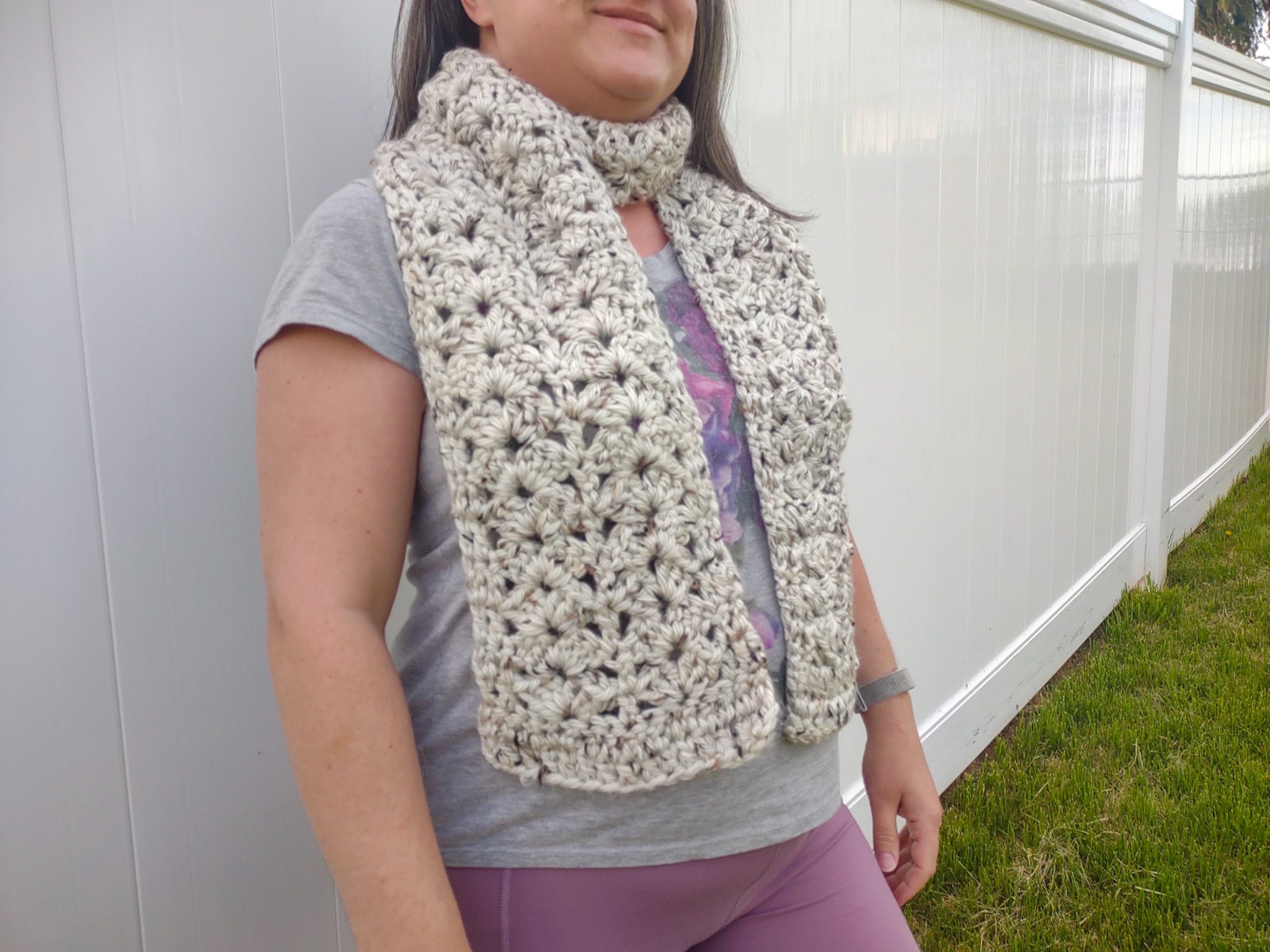 Braided Ladder Scarf Crochet Pattern PDF Download - Etsy
