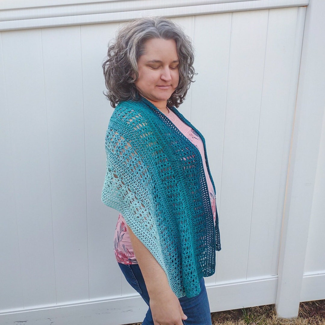 Summer Breeze Lace Shawl Crochet Pattern PDF Download, Lacy Crochet ...