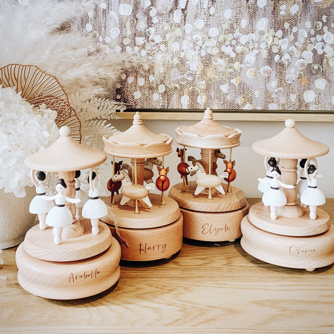 Wooden Music Carousel - Etsy