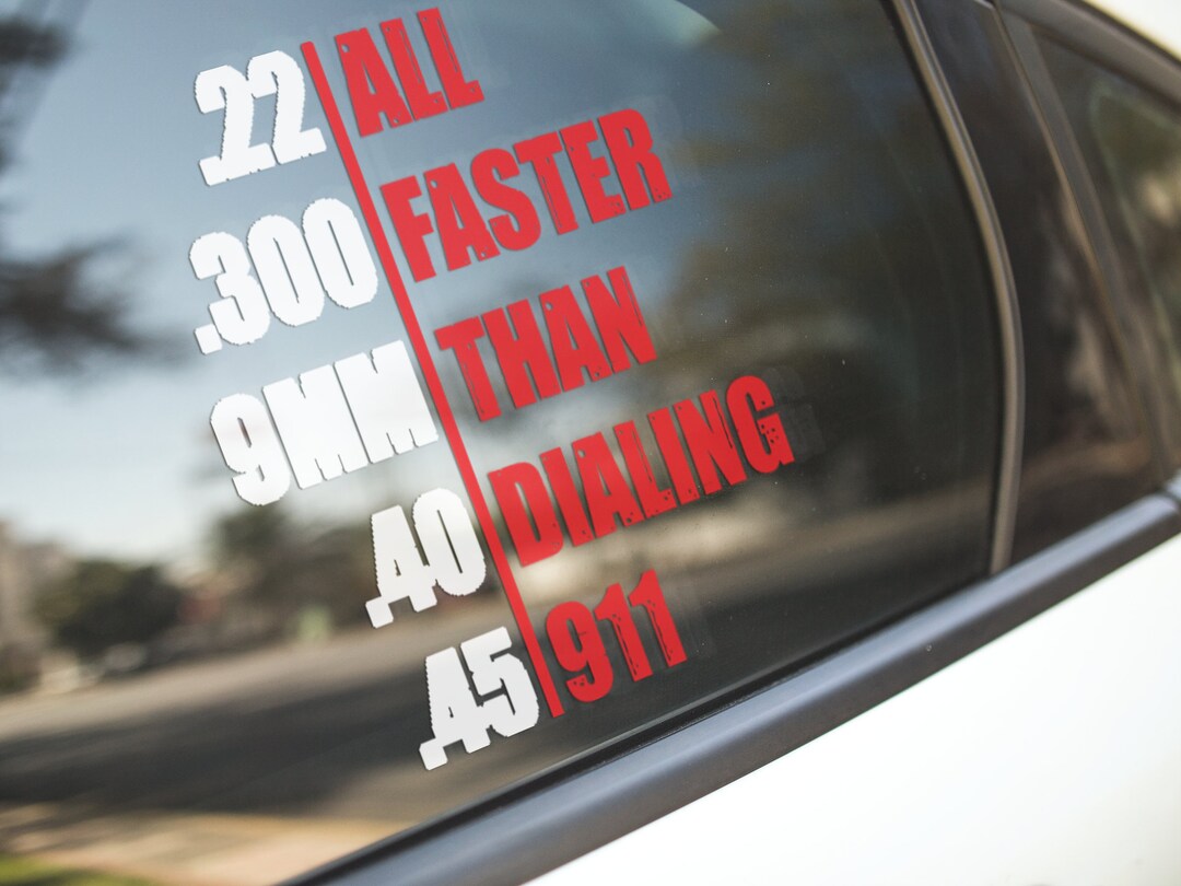 Weather Resistant Car Decal - Etsy