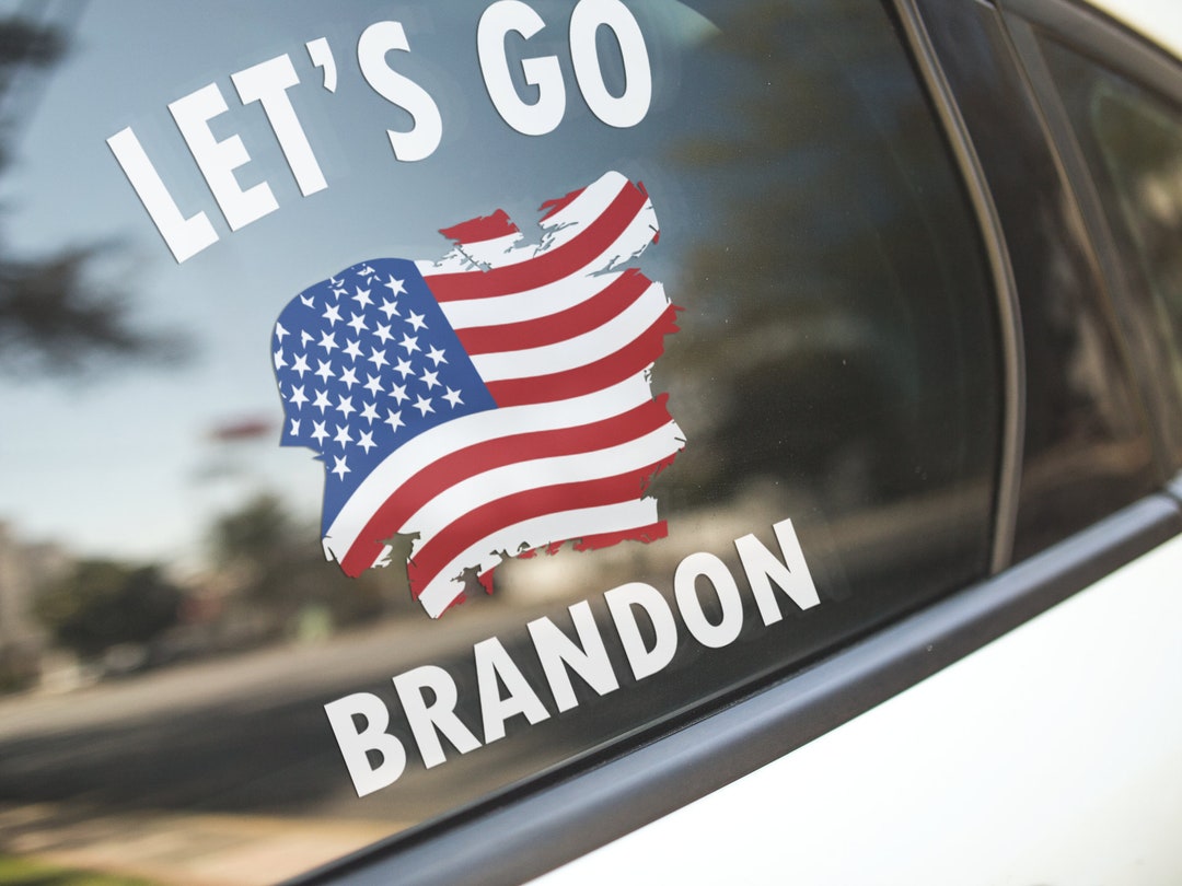 Lets Go Brandon Decal, Window Decal, Tumbler, Bumper Sticker, USA MAGA ...