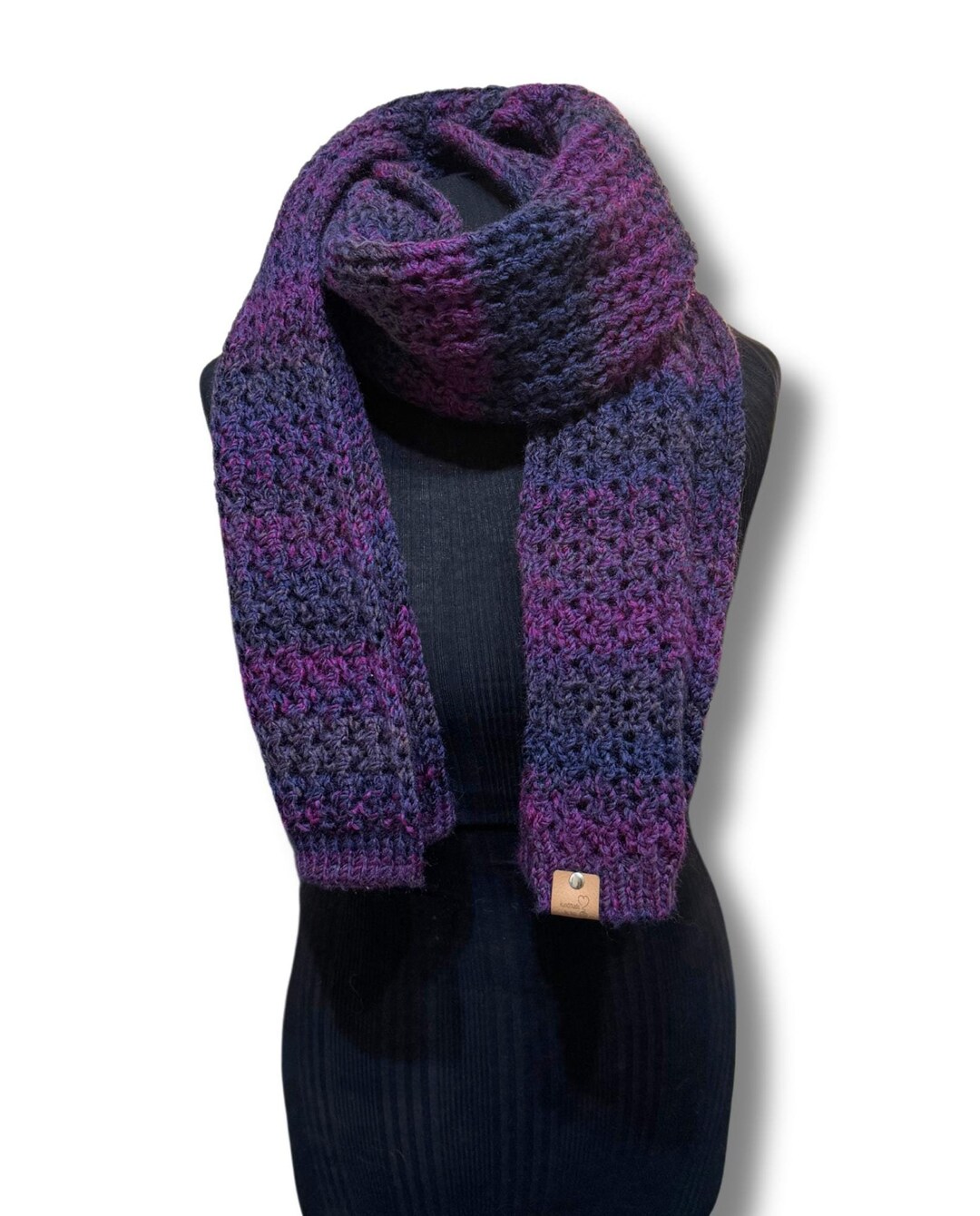 Chunky Knit Shawl, Long Wrap for Women, Modern Knitted Snug, Women's ...