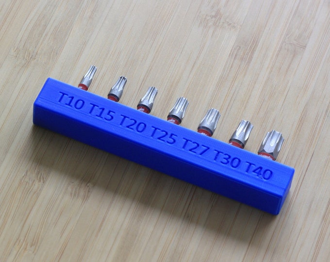 3D Printed Magnetic 7 Piece Torx Bit Holder - Etsy