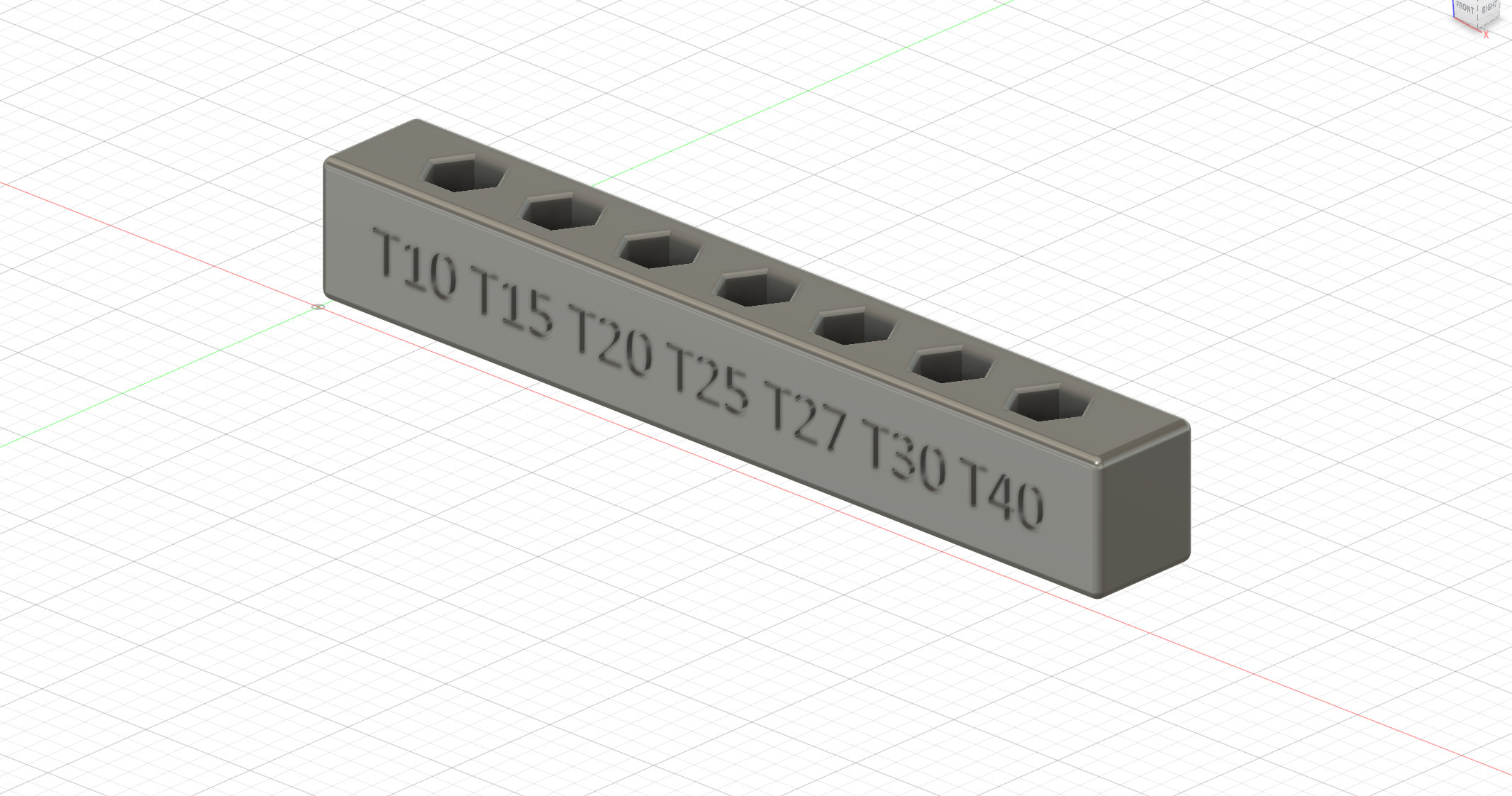 3D Printed Magnetic 7 Piece Torx Bit Holder - Etsy