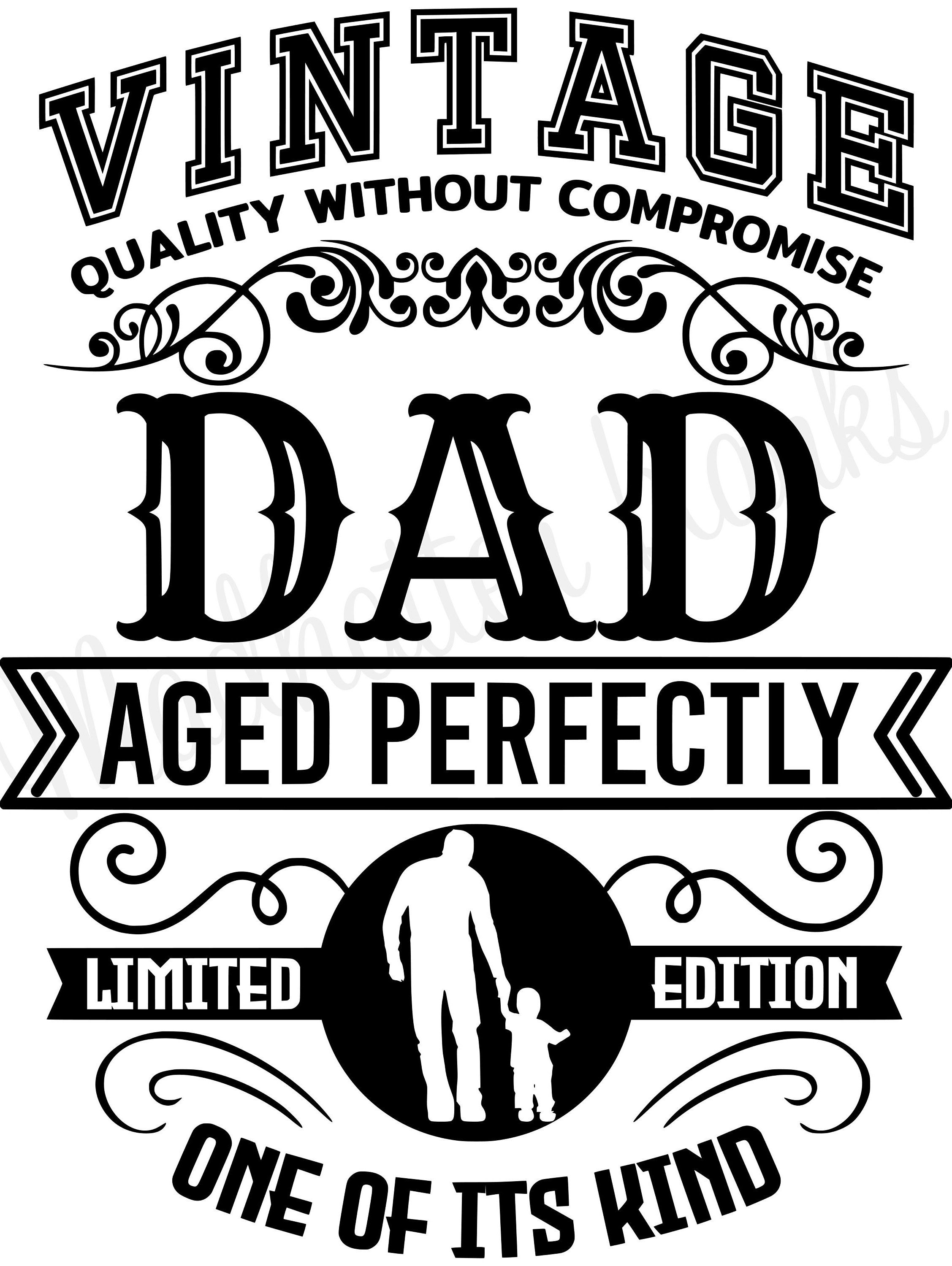 Digital File Vintage Dad Svg png File - Etsy