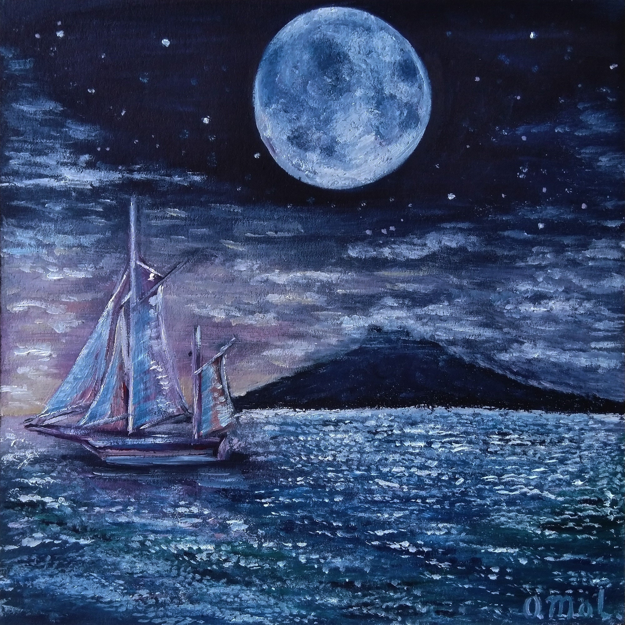 Moon Sea Boat