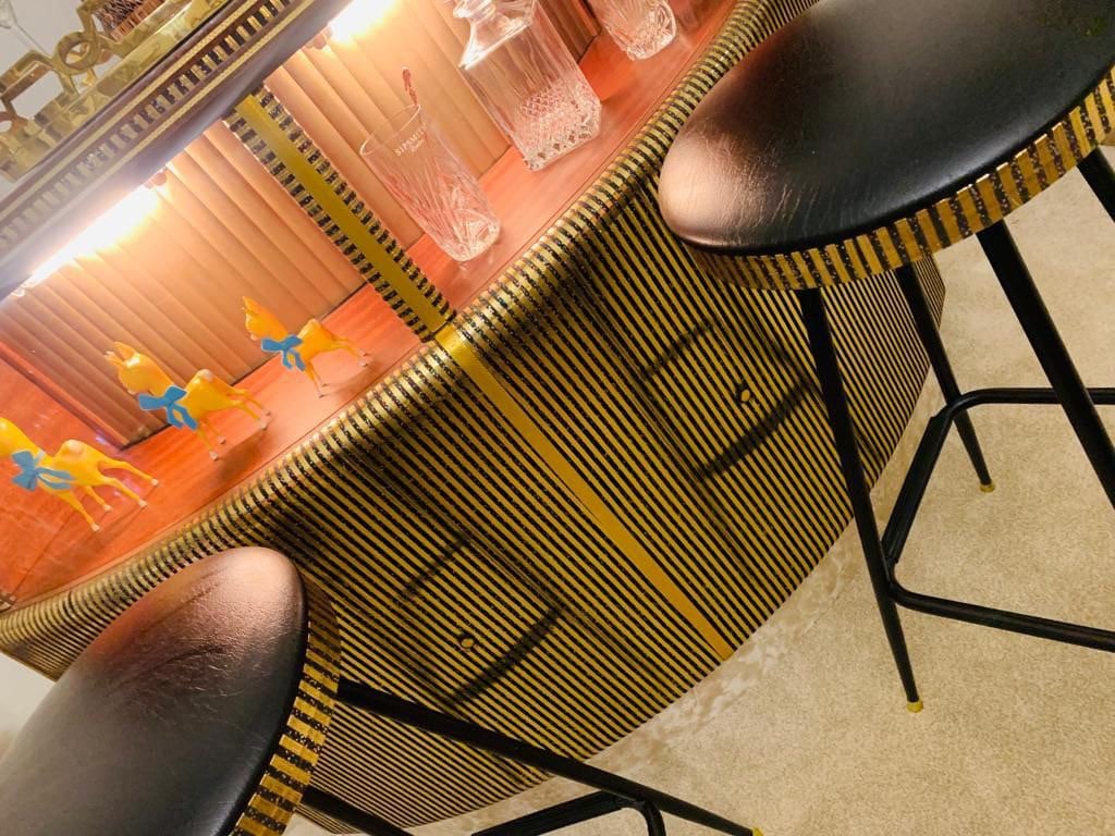 Cosmic Retro Vintage Antique Rare Cocktail Bar Absolutely Stunning ...