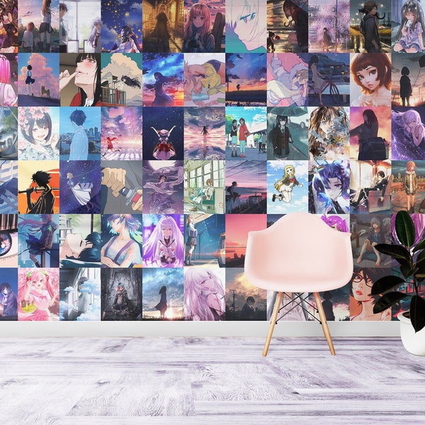 Anime Wall Collage - Etsy