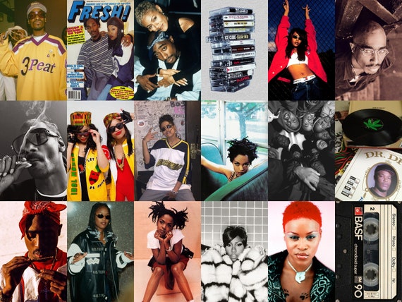 Hip Hop Collage Poster