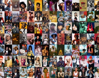 90s Rappers Collage