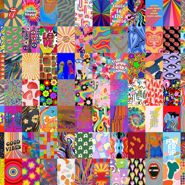 Indie Wall Collage - Etsy