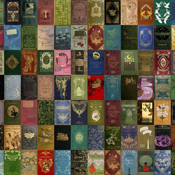 Book Digital Collage - Etsy