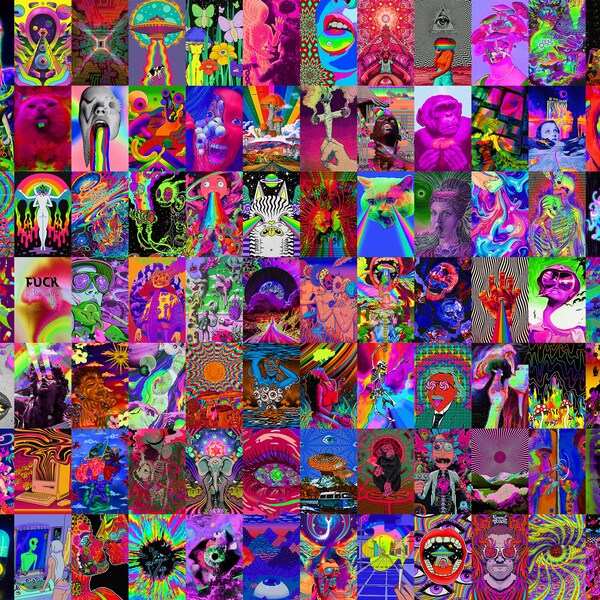 Trippy Posters - Etsy