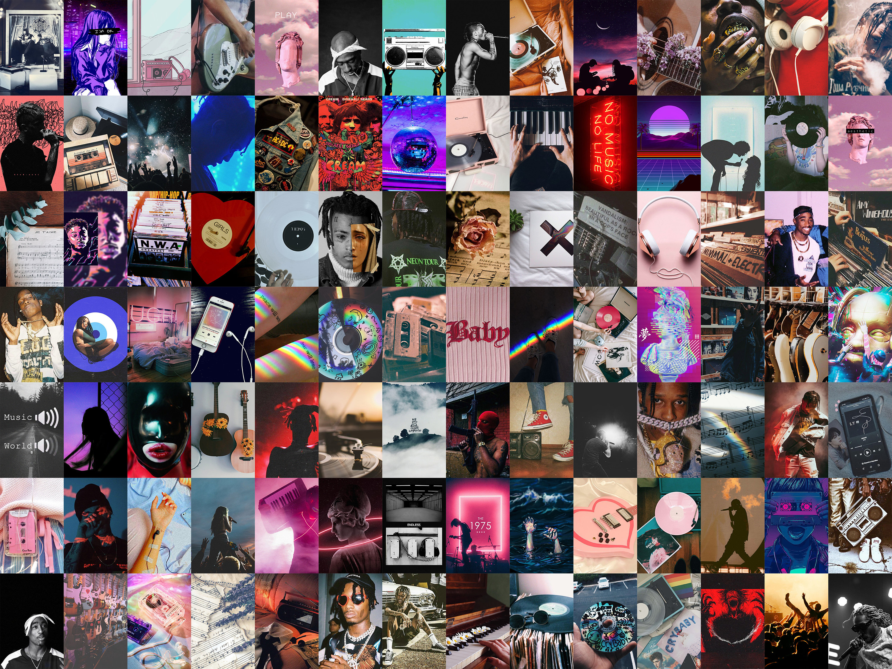 Music Collage Backgrounds