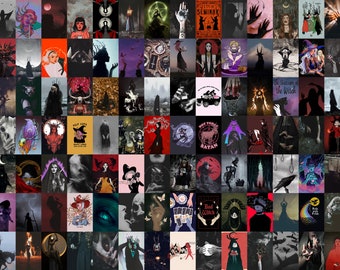 Season of the Witch Aesthetic Wall Collage Witchy Collage - Etsy
