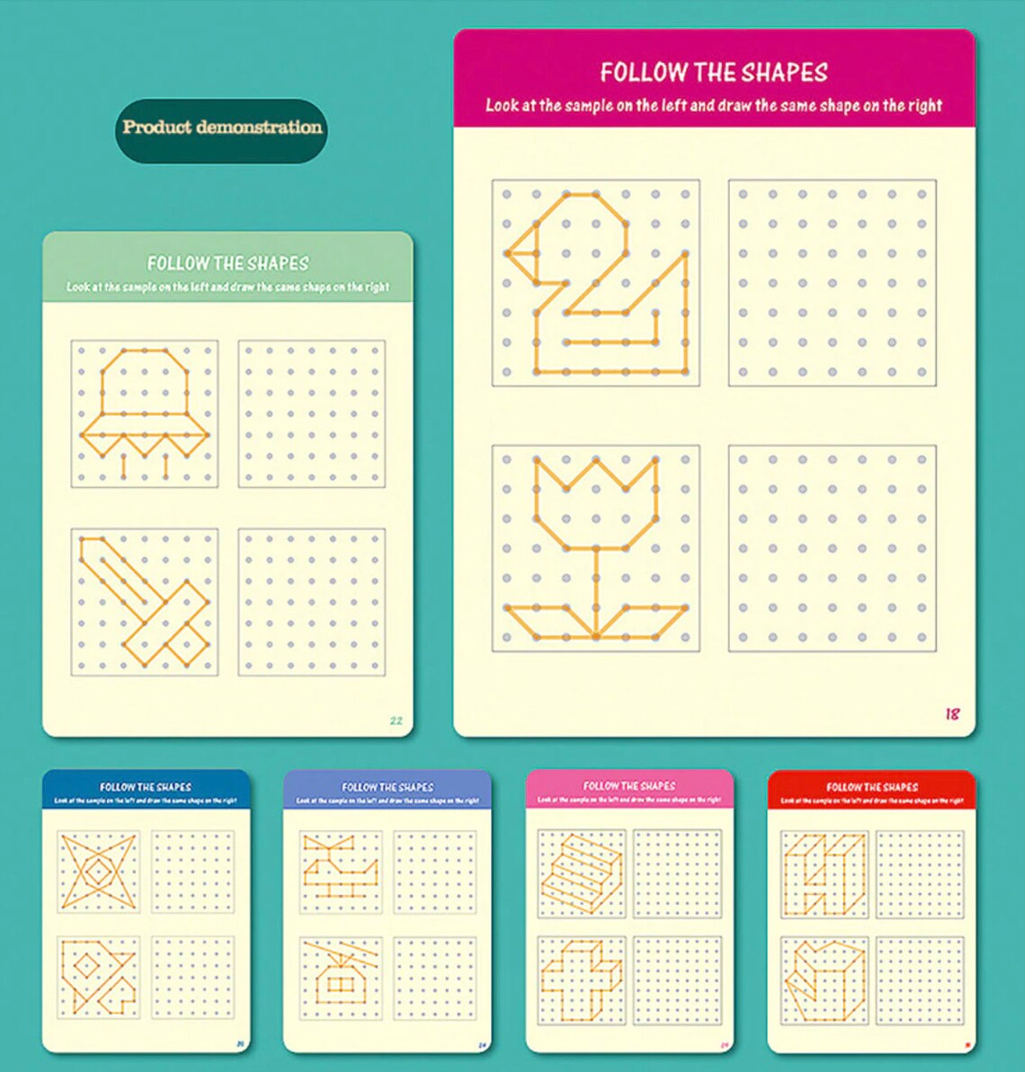 Geometric Drawing Booklet - Etsy