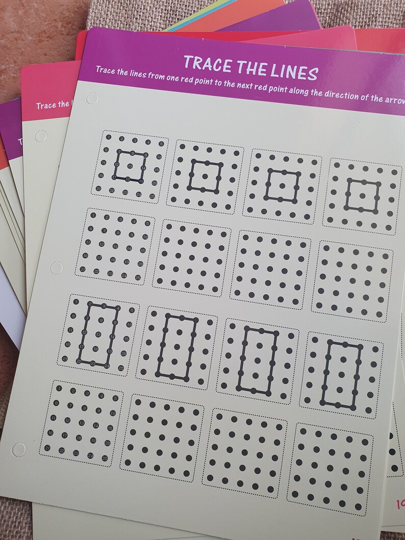 Geometric Drawing Booklet - Etsy