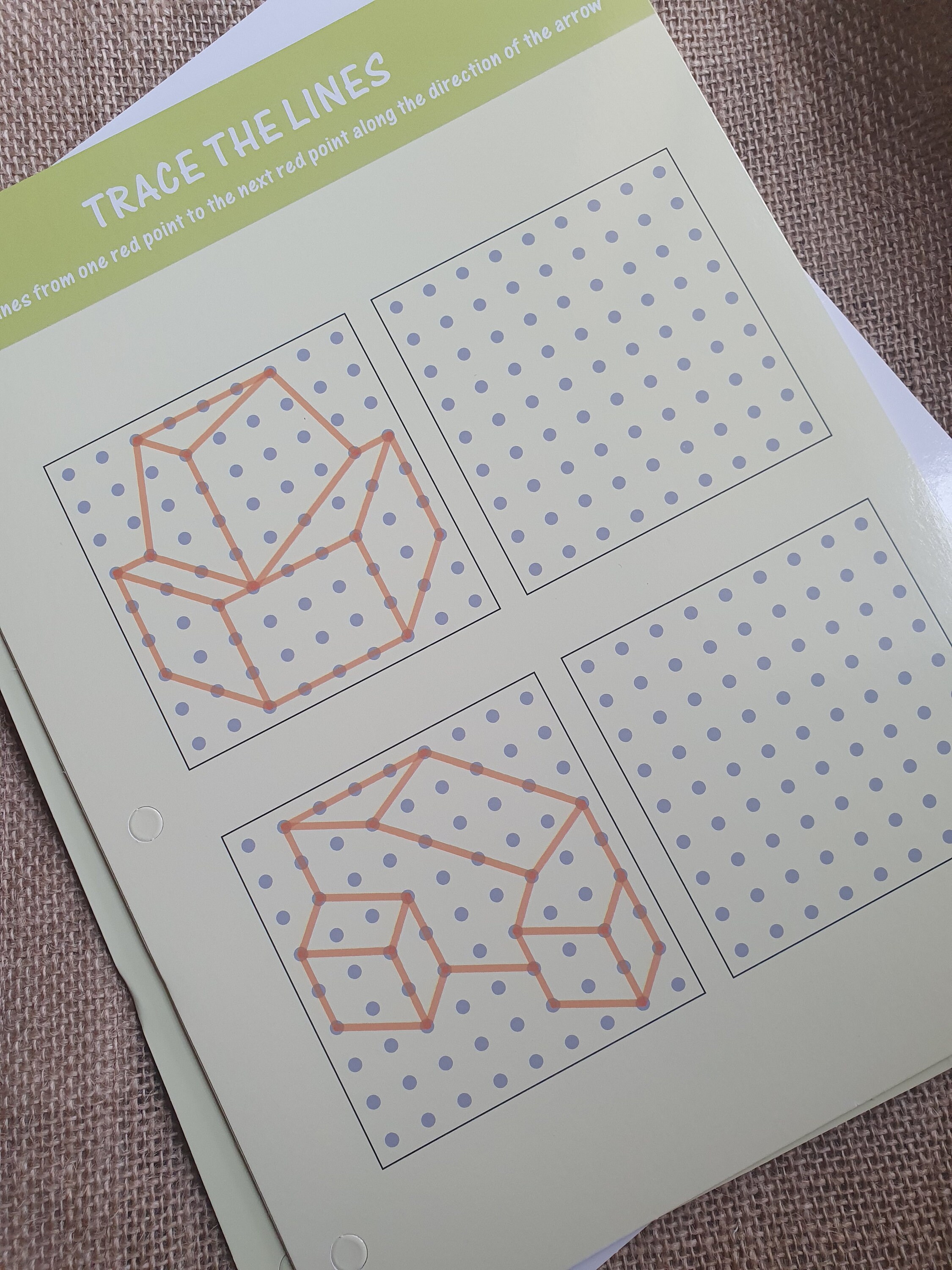 Geometric Drawing Booklet - Etsy