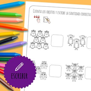 Printable Monster Activities, 4 Different School Activities for ...