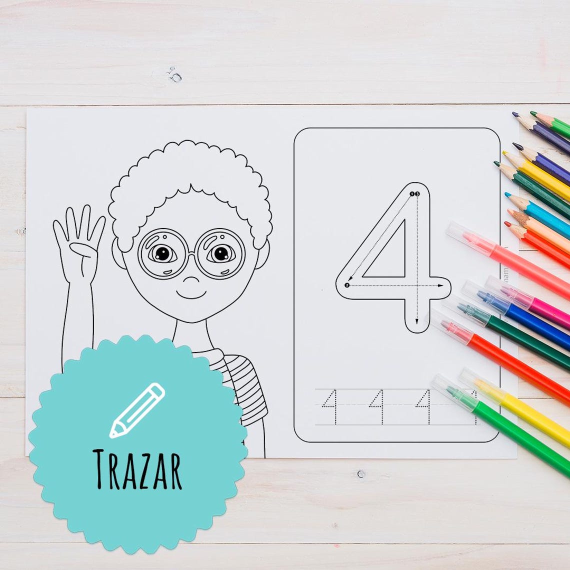 Numbers Coloring and Tracing Sheets, Number Formation Flashcards 1-10 ...