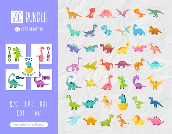 Dinosaur Svg T-rex Stegosaurus Brontosaurus Jurassic - Etsy Australia