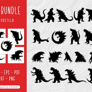 Godzilla SVG, Godzilla Vector, Godzilla PNG, Godzilla Clip Art ...
