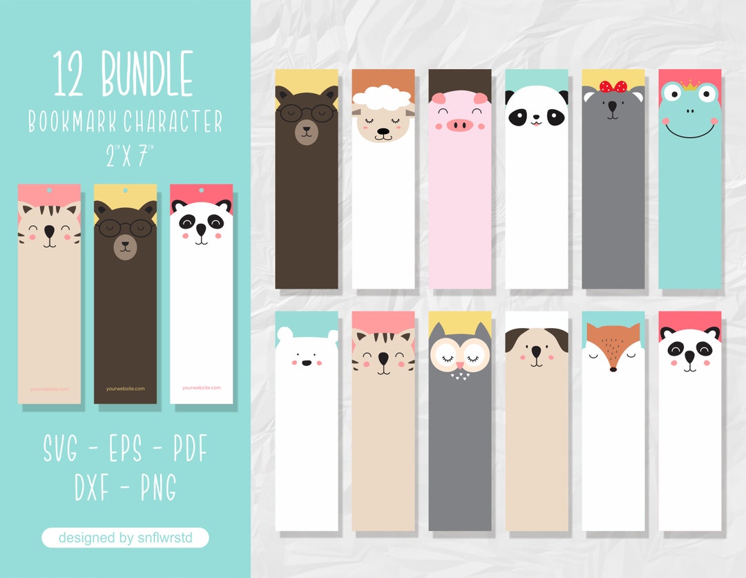 Bookmark SVG Bundle, Bookmark Svg, Bookmark Holder Svg, Resin Bookmark ...
