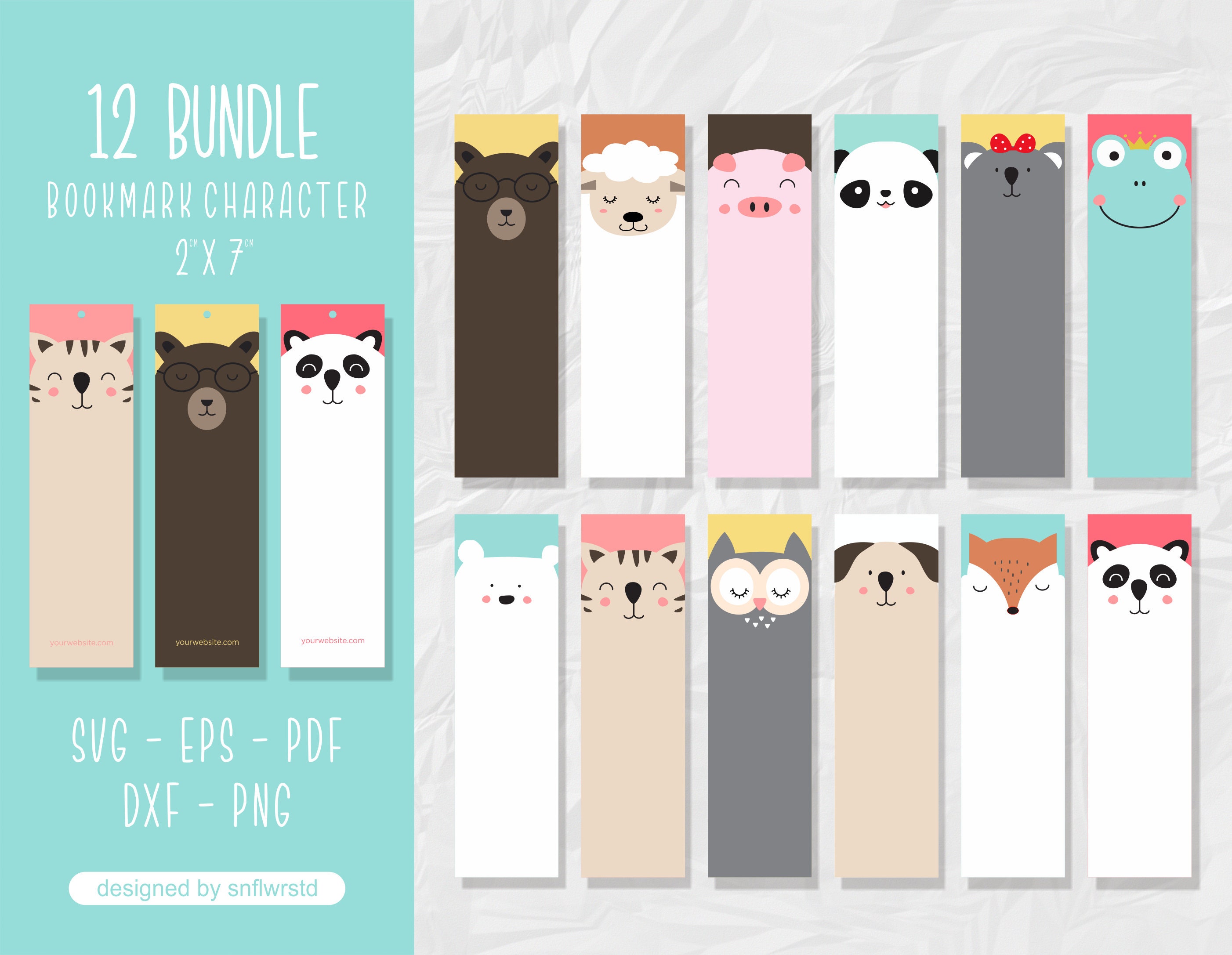 Bookmark SVG Bundle, Bookmark Svg, Bookmark Holder Svg, Resin Bookmark ...