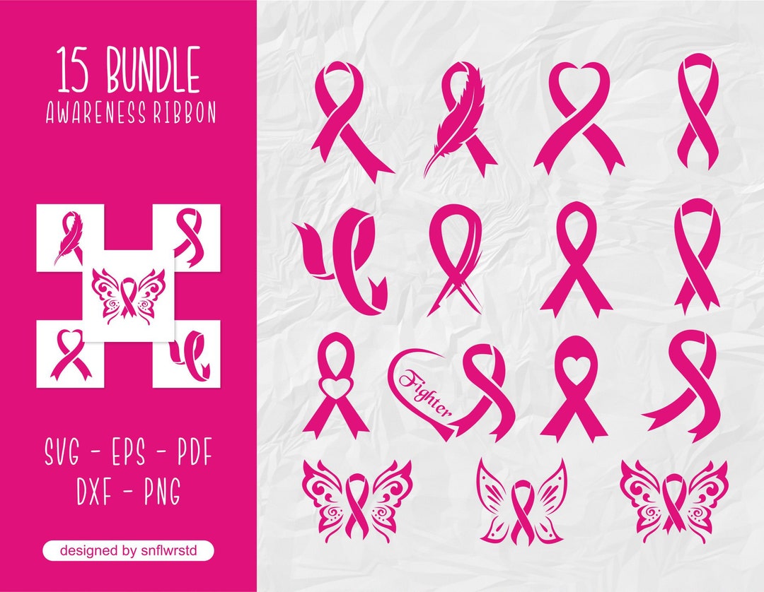 Awareness Ribbon SVG, Cancer Ribbon SVG, Digital Download, Medical ...
