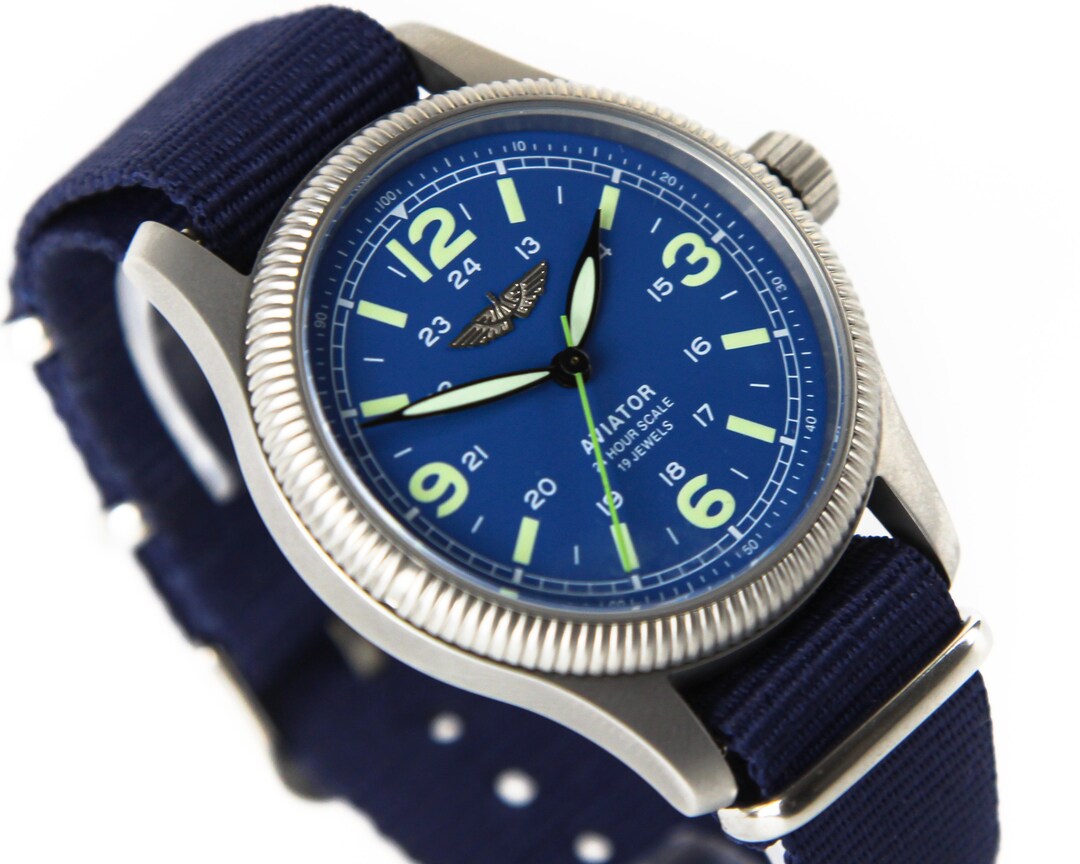 WRISTWATCH Raketa Aviator Mens Mechanical Watch 2609 - Etsy