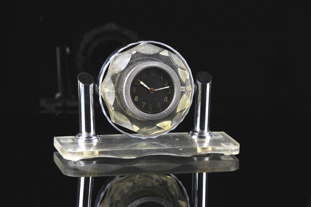 Soviet Mechanical Tank Panel Watch Desk Clock Mantel Stopwatch Time ...