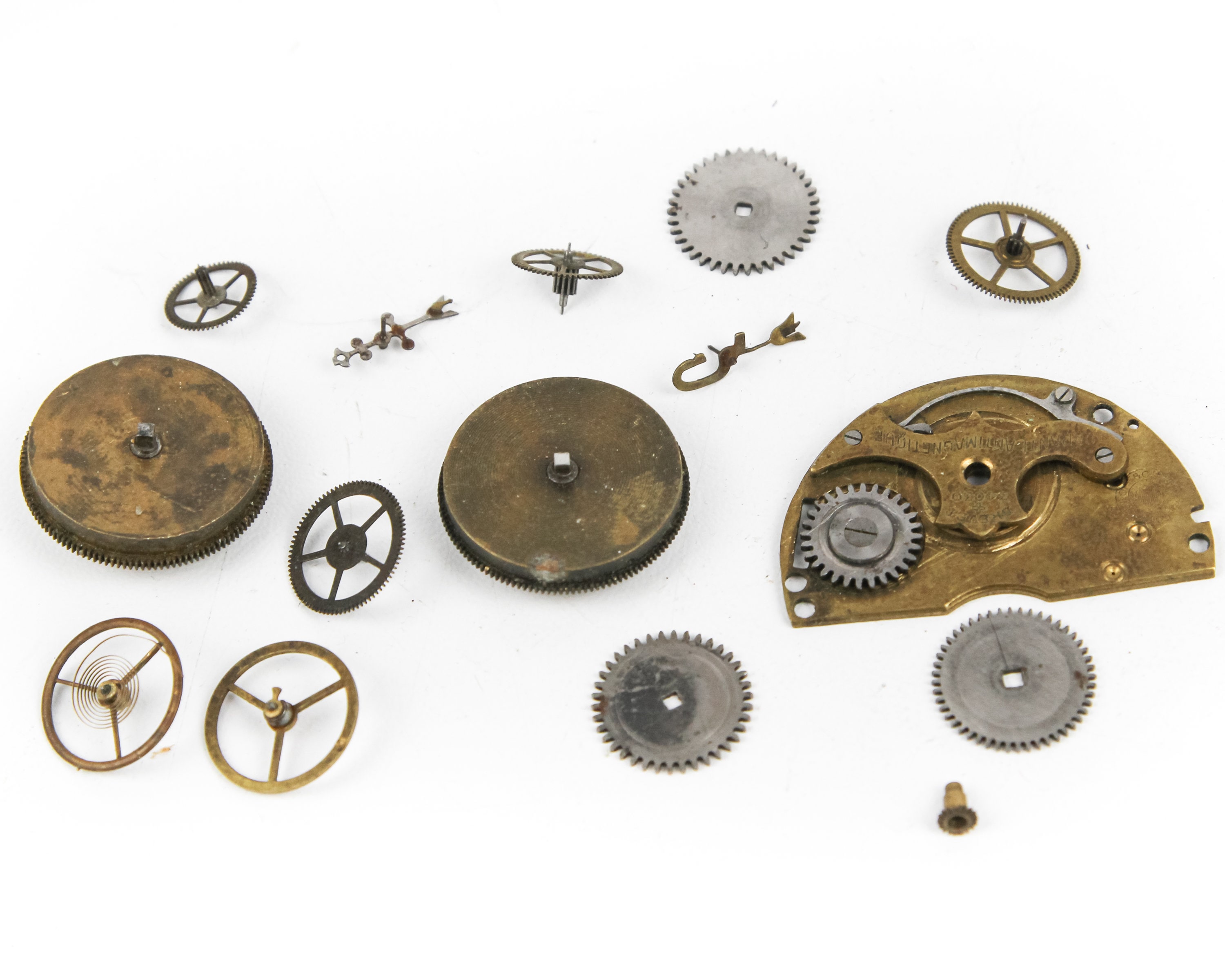Vintage Pocket Watch Dials & Parts Lot – Cases, Movements, Spares - Etsy
