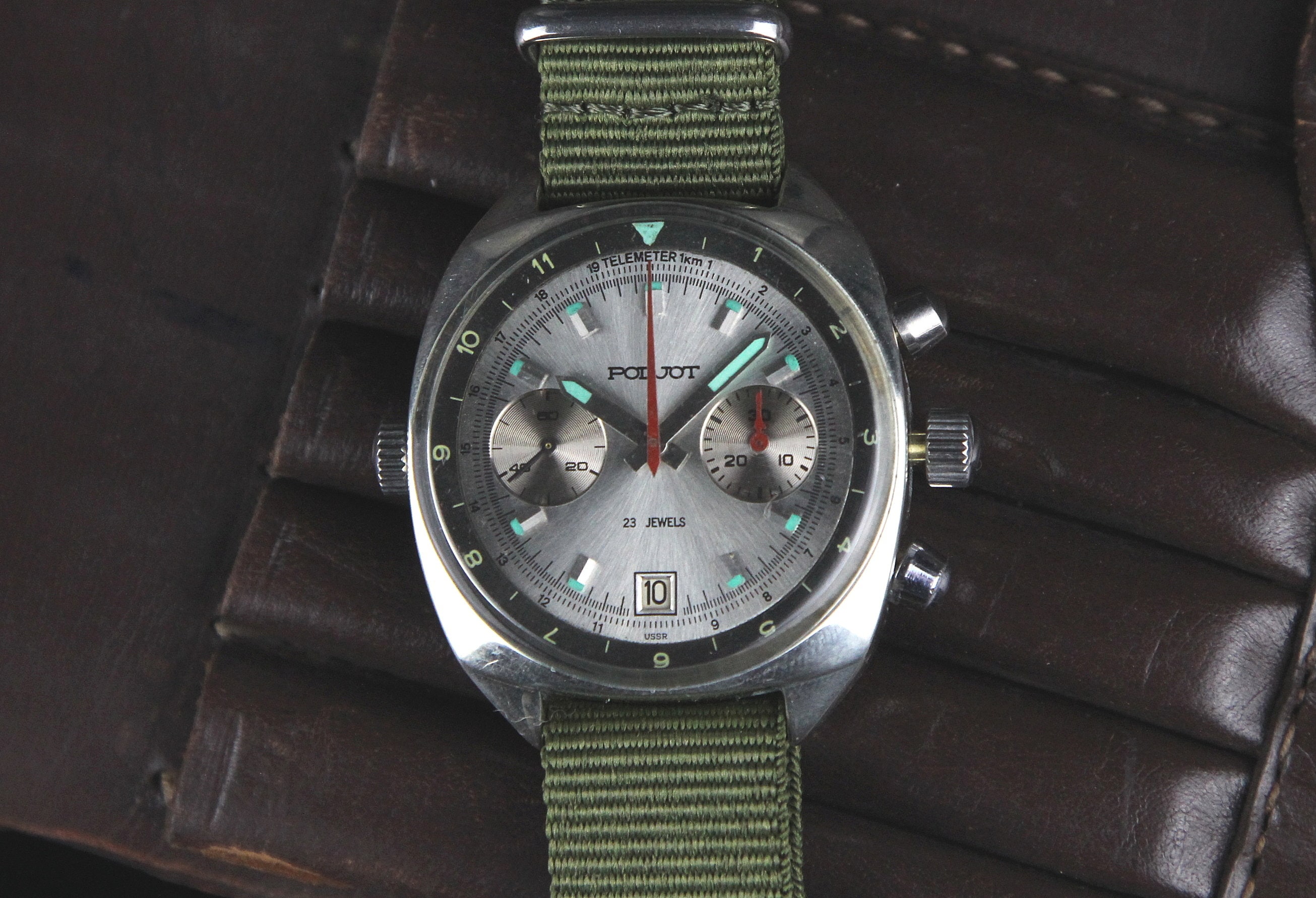 Soviet Men's Mechanical Poljot OCEAN Stainless Steel Shturmanskie ...