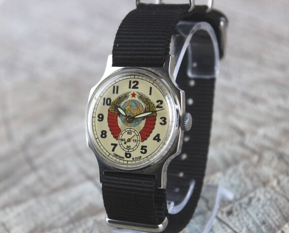 Antique Soviet Pobeda Watch Day and Night, 1960s USSR… - Gem