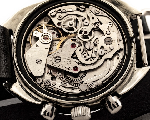 Watch Poljot Chronograph Ocean USSR Vintage Wristwatc… - Gem