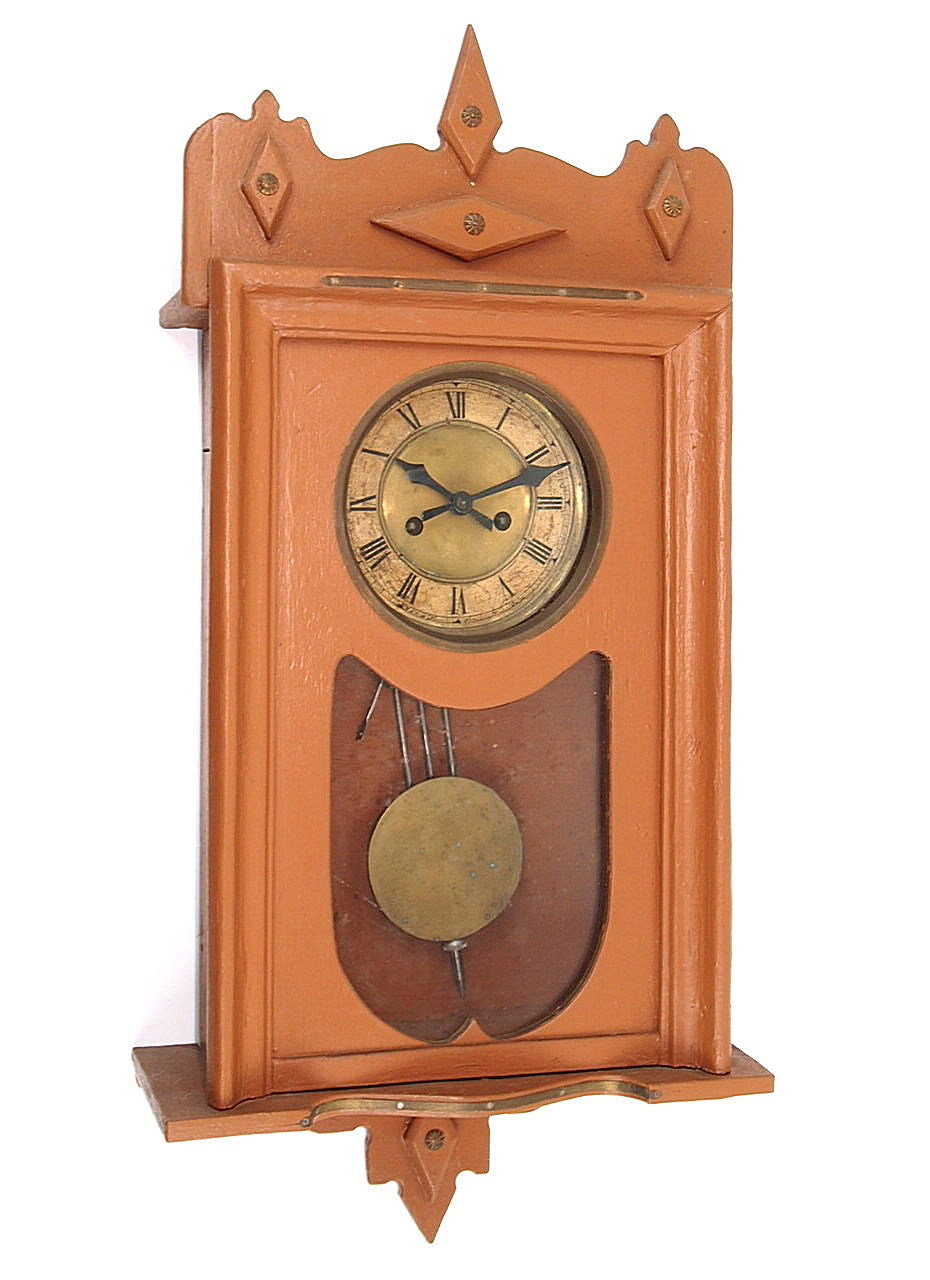 Mechanical Wall Clock With a Fight Vintage Wooden Clock - Etsy